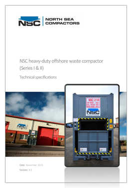 Offshore waste compactors